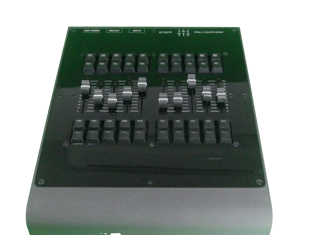 Staff controlador midi de 10 faders y 40 botones - Pmj Controller S.L
